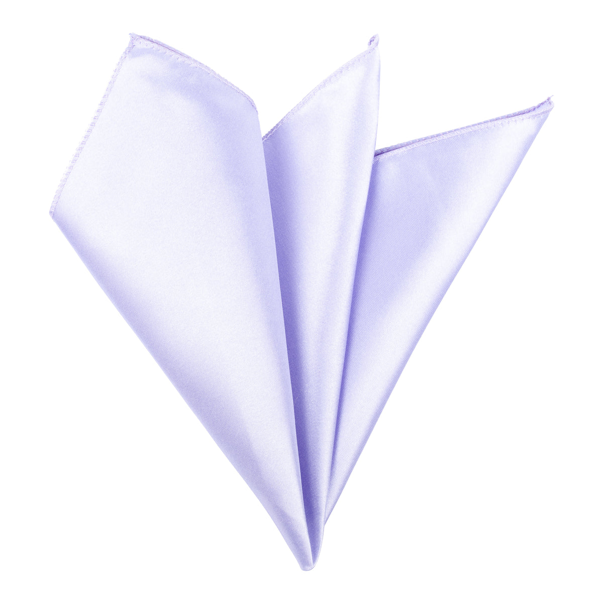 Plain Satin Pocket Square - Lilac – The Tie Company